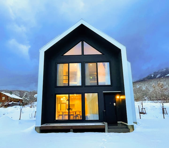 Holiday White 8ppl Villas Open-air Bath Free Park - Niseko