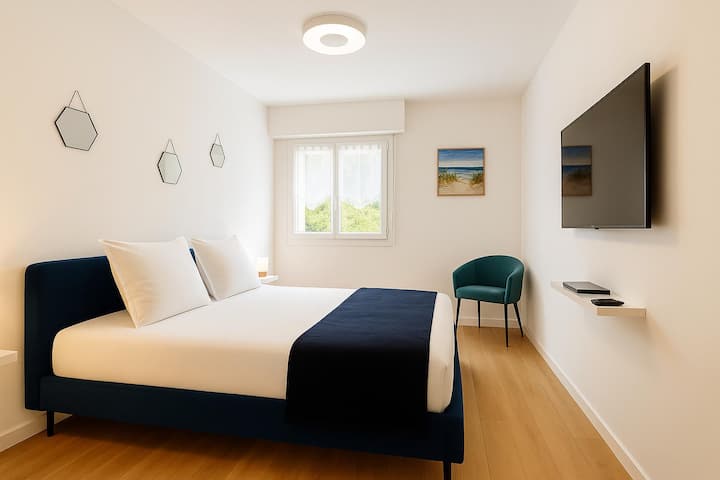 Bel Appart 1 Ch + Balcon — Gare Riquier à Pied - 