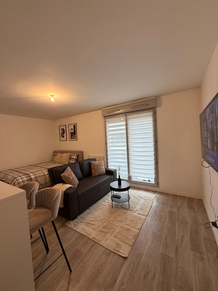 Grand Studio Idéal Déplacements Professionnels - Poissy