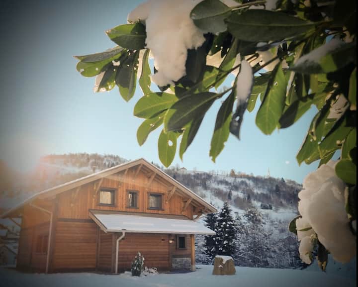 Chalet Bois Cosy, Sauna, Terrasse & Vue Montagne - La Bresse