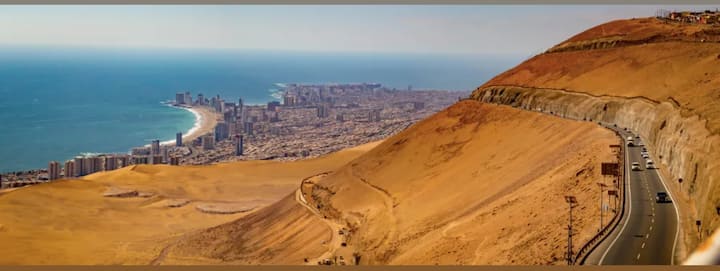 Depto. 2 D. En Iquique, Equipado Y Estacionamieto -