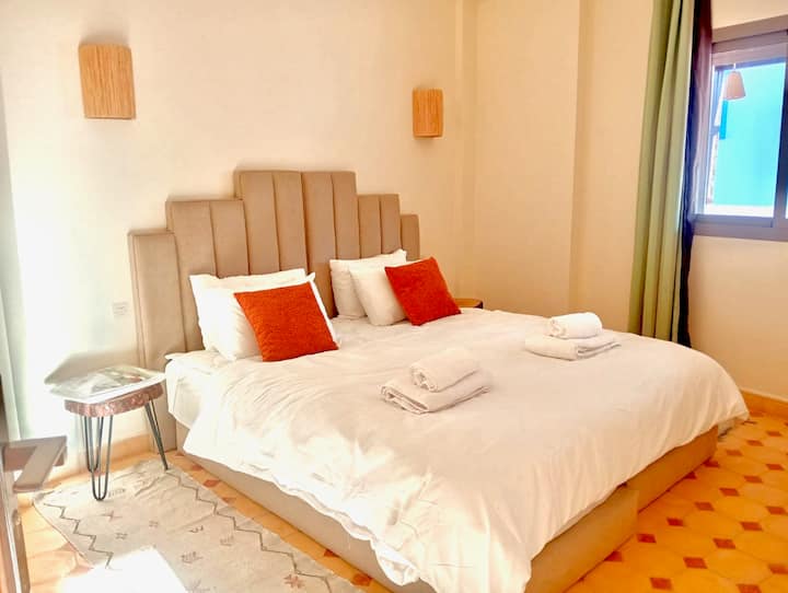 Stunning Apartment With Sea-view & Fast Wifi - Taghazout