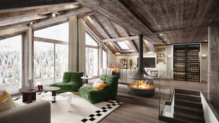 261m², Jacuzzi, Sauna - Chalet K Alpine Resorts - Méribel
