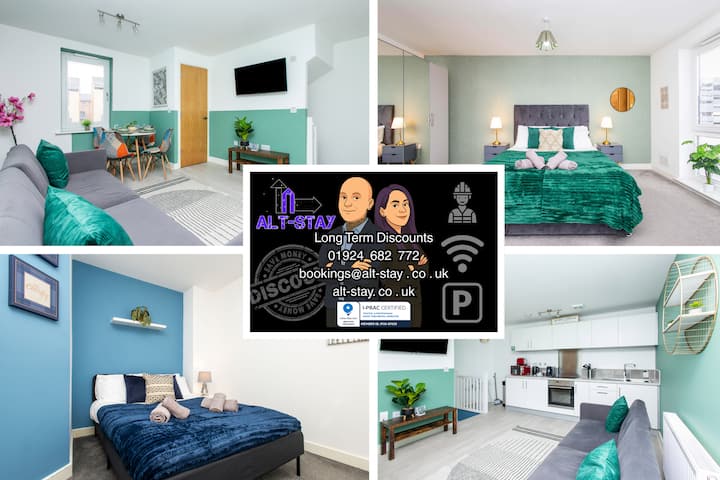 2br | Week/month Stays | Contractors | 1 Min> Stn - Wakefield