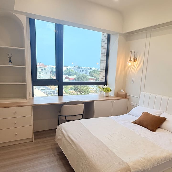 木光寓A6斗六全新電梯市景公寓含有客廳 - Douliu