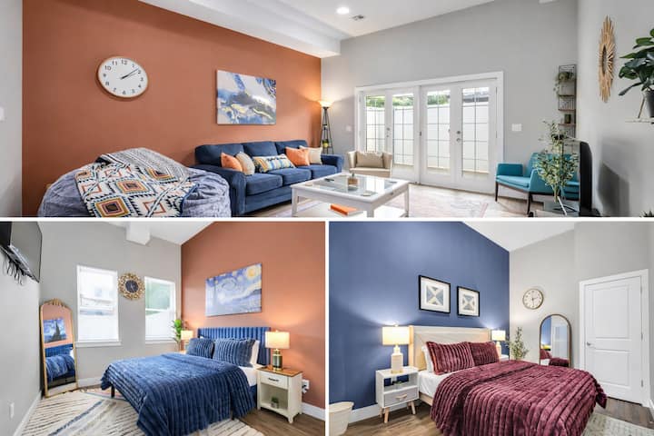 Cheerful 2br Near Nyc & Newarkpath 10 Mins Walk! - Newark, NJ