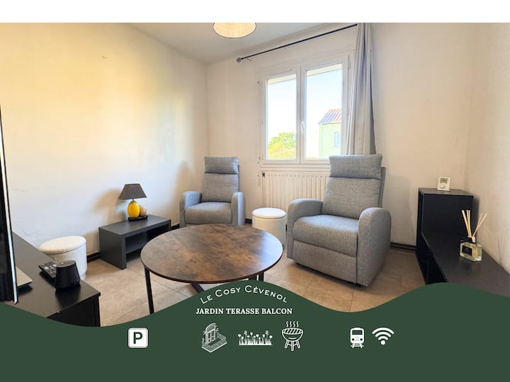 Le Cosy Cévenol - Jardin Et Terrasse - Alès