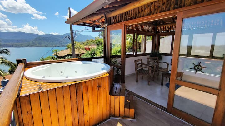 Jacuzzi Privativa, Vista Mar E Pôr Do Sol | - Ilhabela