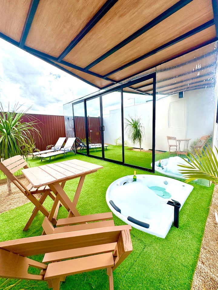 Tiny House Oasis Natural & Jacuzzi/cenote/alberca1 - Telchac Puerto