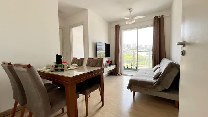 2 Quartos | Vaga Na Garagem & Piscina - Brazil