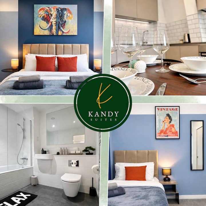 2bed Flat|longstaydiscount |Freeparking|wifi|gym - Bedford