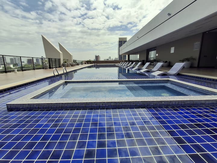 Equipetrol Elite. Studio De Lujo Con Balcón - Bolivie