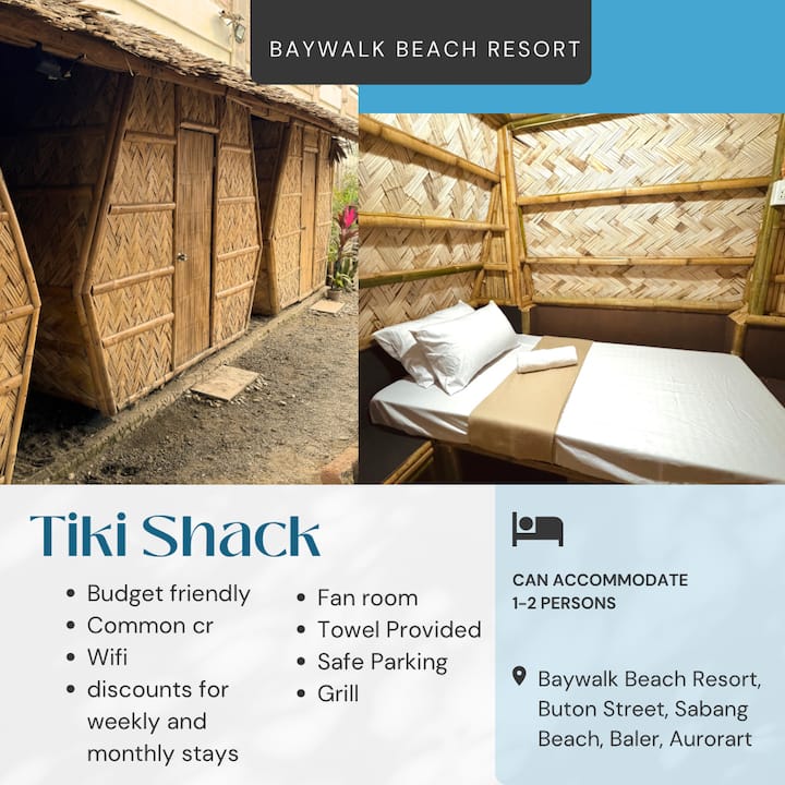 Tiki Fan Room For 1-2pax (Surf Spot) - Baler