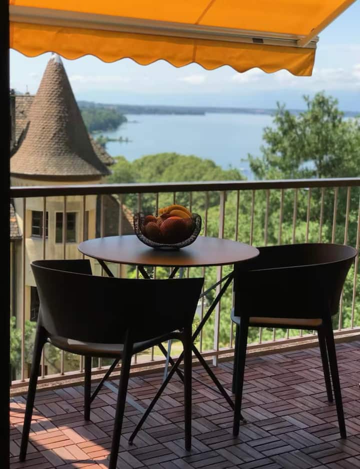 Studio Coup De Cœur Avec Vue Lac Et Ville - Thonon-les-Bains