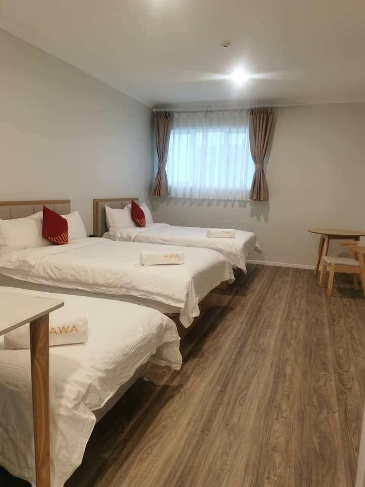 2 Db Beds+1 Sgl Bed Standard Rate Awa Hotel - Rotorua