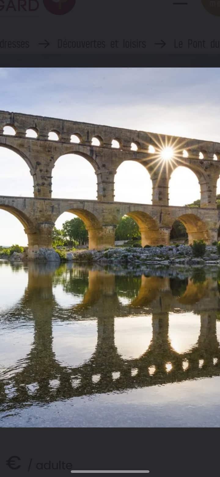Maisonnette 2/p Proche Pont Du Gard / Uzes - Remoulins