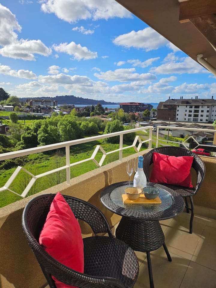 Depto. Puerto Varas / Vista Lago / Estacionamiento - Puerto Varas