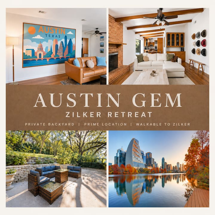 Zilker Retreat | Walk To Barton Spring | Sleeps 10 - Austin, TX