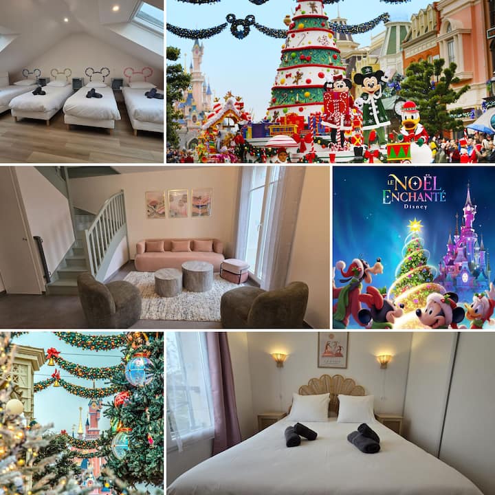 Disney Garden, Maison 5 Ch. 4 Sdb, 9 Min Disney! - Magny-le-Hongre