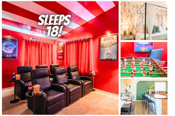 Movie Theater & Arcade Game House Near Stadium - Glendale, AZ