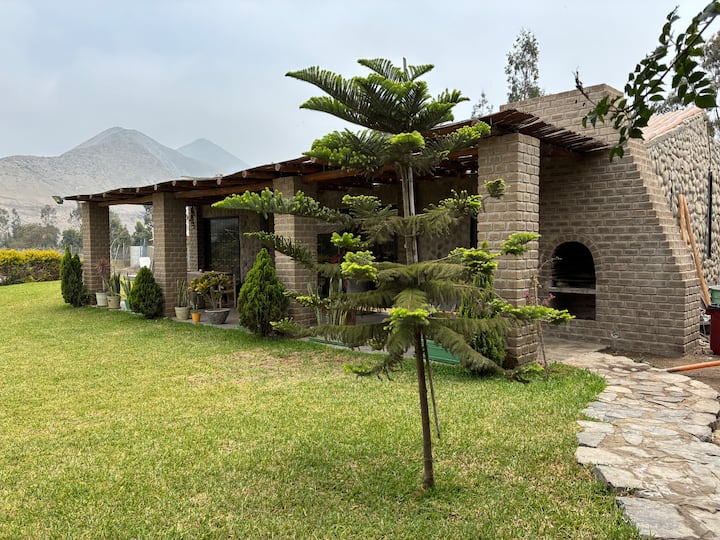 Casa De Campo Ecológica Costado De Río Pachacamac - Peru