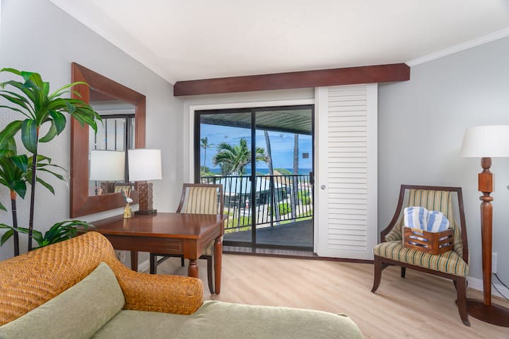 Oceanview Lanai. Beachfront Resort. Ac. King Bed - Lihue, HI