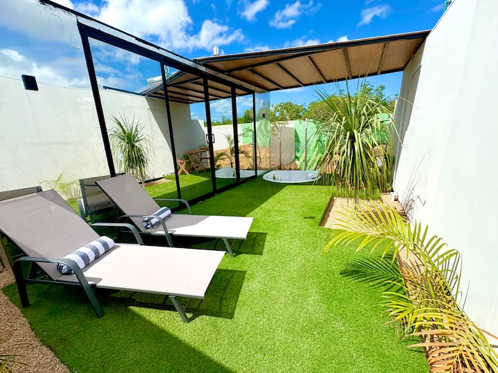 Tinyhouse Oasis Natural & Jacuzzi/cenote/alberca2 - Telchac Puerto