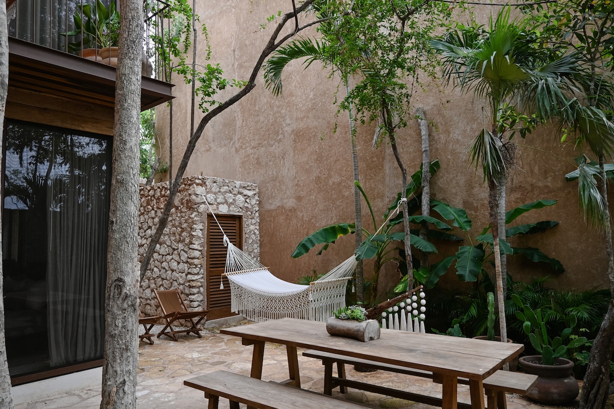 Villa en la selva de Tulum | Salón en la azotea y al aire libre - Casas ...