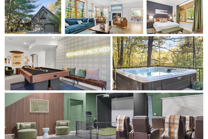Pine Coast Landing: Hot Tub|golf Sim|pool Table - Saugatuck, MI