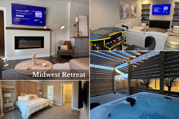 Modern Luxury • Hot Tub • Game Room • Pickleball - Altoona, IA