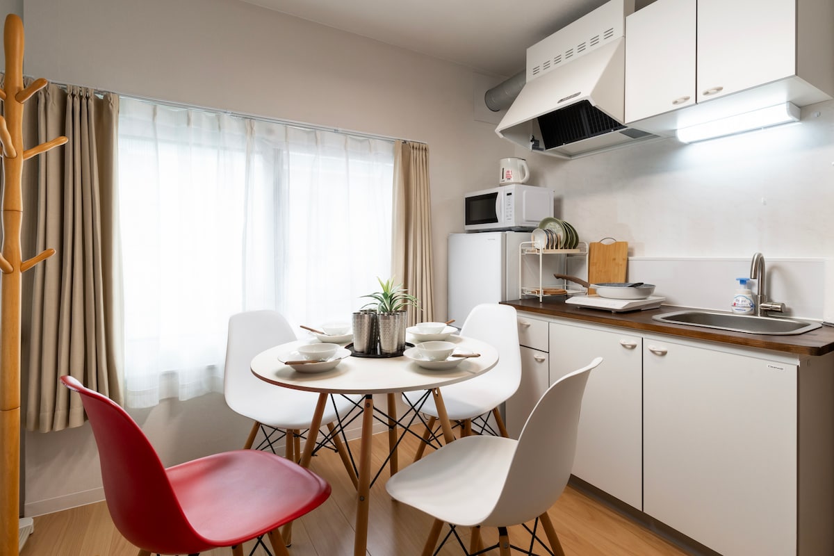 ‐鳥の間202‐Estilo japonés | 4 personas | A 15 minutos del Domo ...