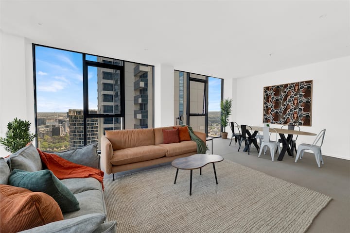 Cbd Apt With Panoramic City Views - Melbourne