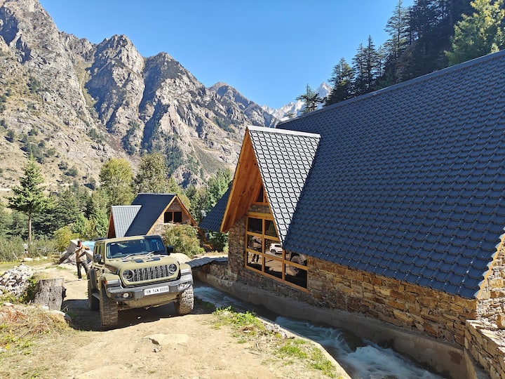 Duplex Stone Cottage With Woodstove In Sangla - India