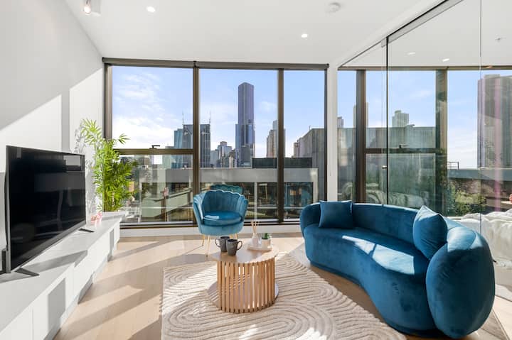 Stunning Melb Oasis | Pool, Gym & Cityscape Views - Australie