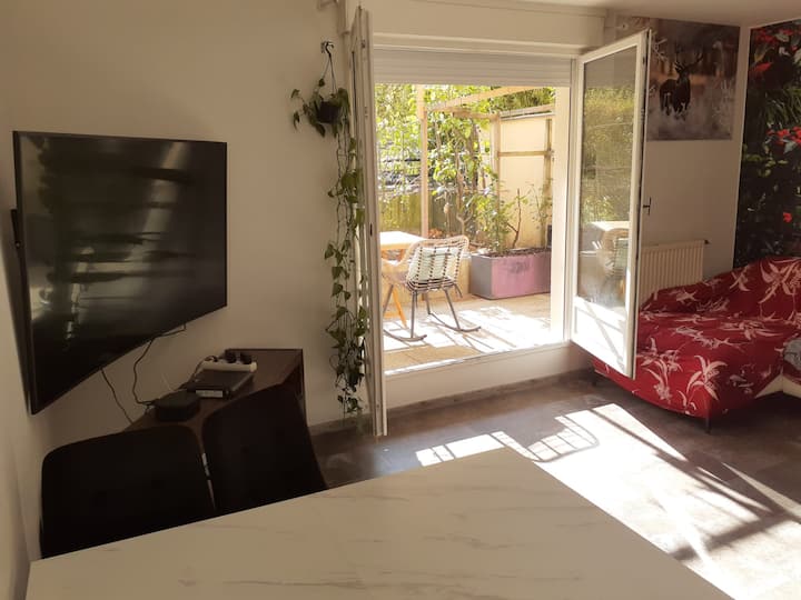 Appartement Lumineux Avec Jardin Privé Et Wi-fi - Brie-Comte-Robert