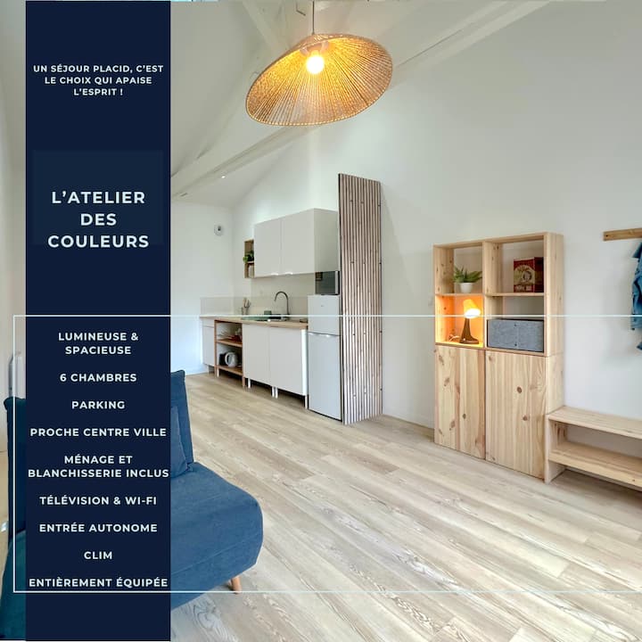 L'atelier Des Couleurs : T2 Neuf - Plain-pied - - Mont-de-Marsan