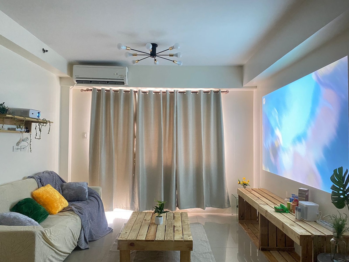 Two-Bedroom Unit with a Big Projector Screen - Hotels for Rent in Pasay ...