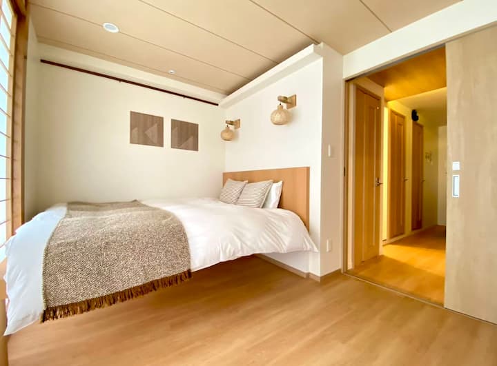 H302 * Tokyo Asakusa Temple & Sumida River Soba · 55㎡ Spacious 2LDK Room/Direct Access from ...