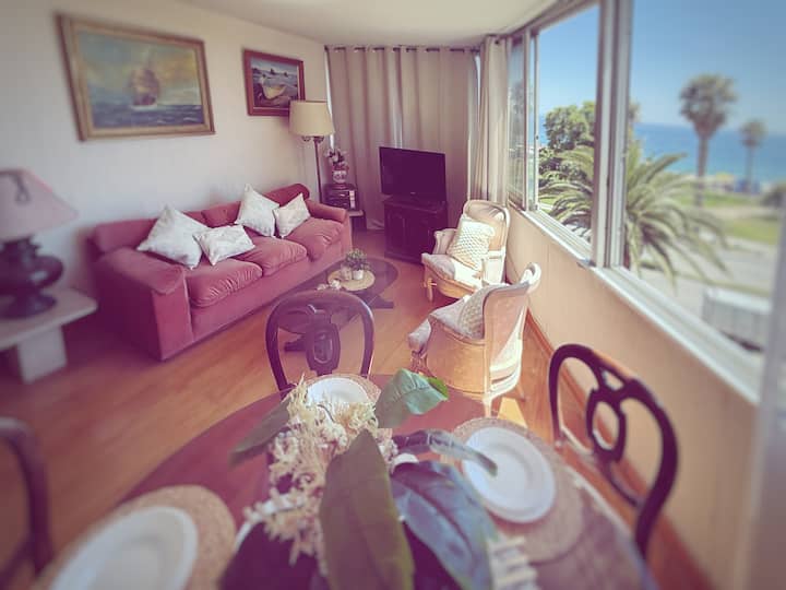Apartamento Frente Al Mar Con Espectacular Vista - Viña del Mar