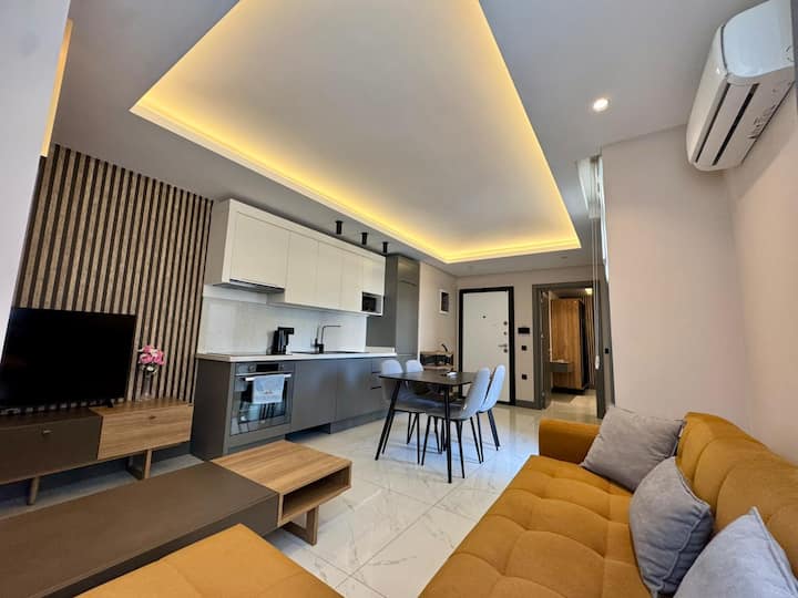 СТИЛЬНАЯ КВАРТИРА НА КЛЕОПАТРЕ - Alanya