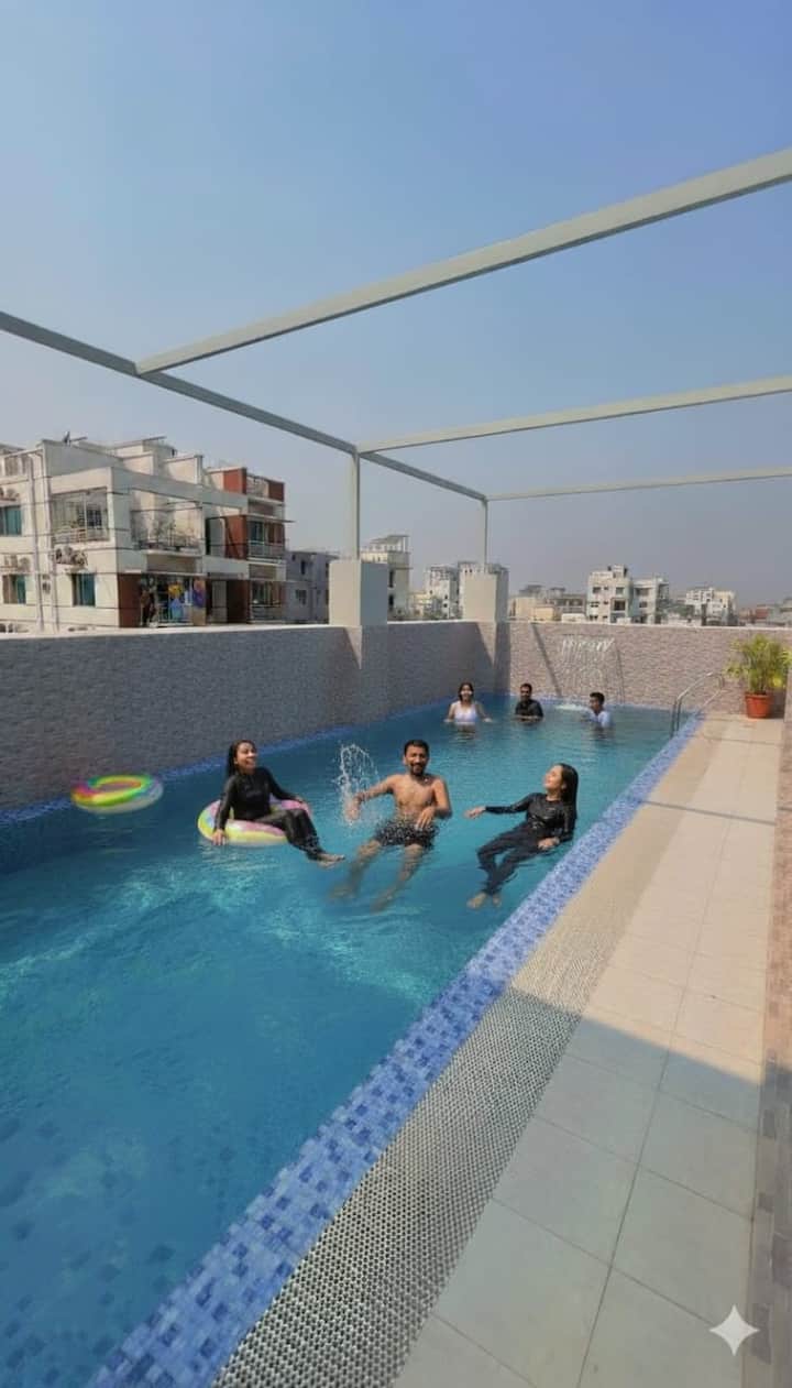 Cozy Studio Apartment With Swimming Pool. - Bangladesh