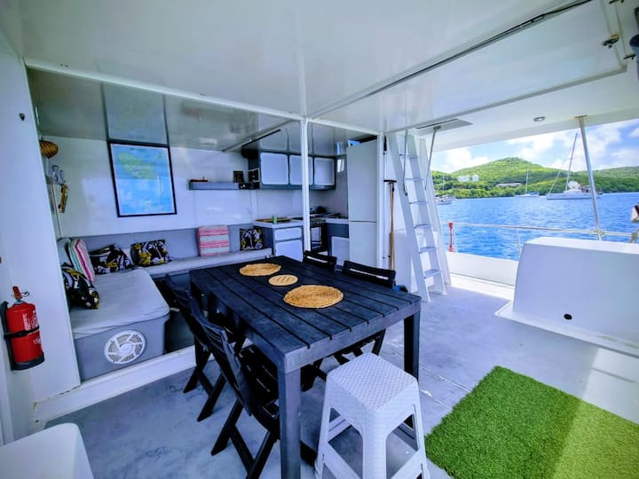 Séjour Insolite Sur Catamaran Privé - Vue Mer 360° - Martinique