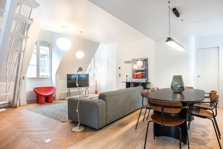 Duplex Design De Luxe - Musée Du Louvre - 6 Pers - París