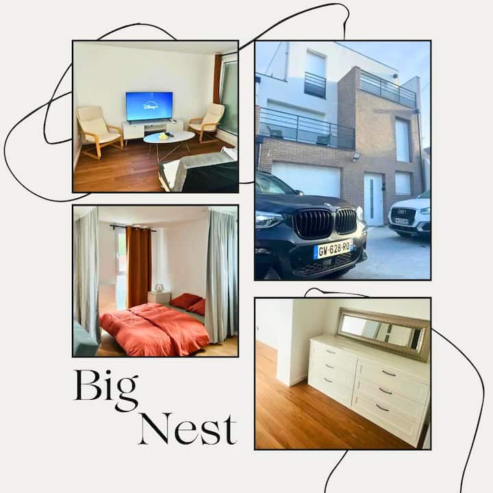 Big Nest~ Aéroport Cdg~paris~parc Expo~rer~disney - Tremblay-en-France