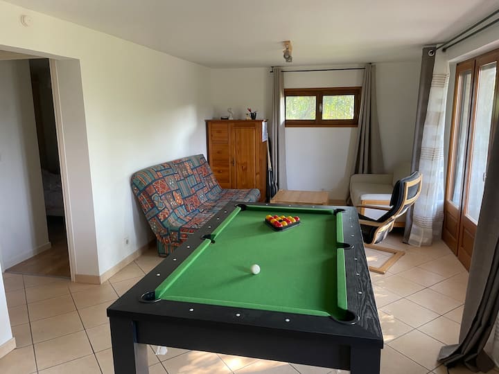 T2 Confort Avec Billard Et Extérieur - 샹베리