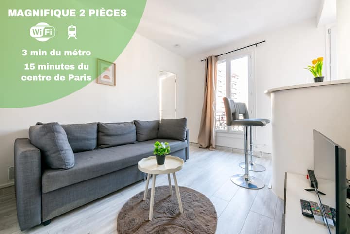 Cosy & Charmant 2 Pièces - Pantin