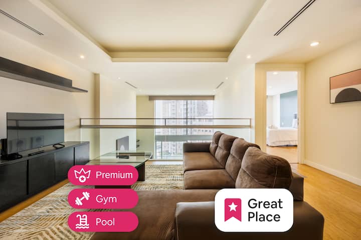 Modern Duplex With Pool, A/c, Gym & City Views - Ciudad de Guatemala