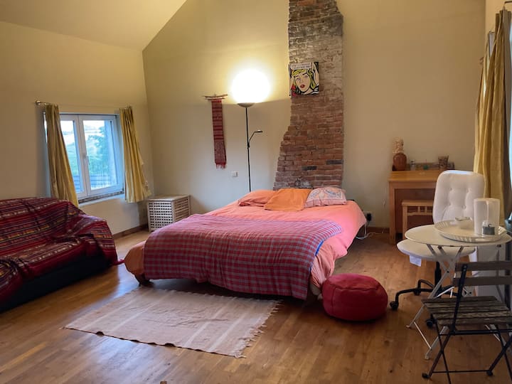 Chambre En - Suite Très Spacieuse Au Calme - Nivelles