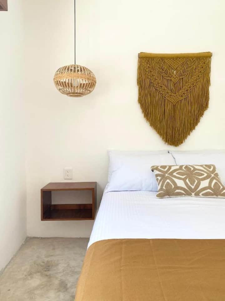 Bonita Habitación Con Acceso A Piscina Y Cocina. - Bacalar