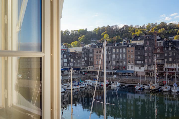 Vue Sur Le Port - Appartement Deux Chambres 4p - Honfleur